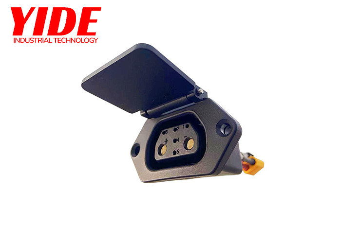 Electric Bike Panel Mount Power Socket Connector 2Pin Motorcycle Connector