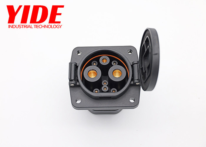 OEM Car Charging Connector 16A 7 Pin Connector Plug Interlock